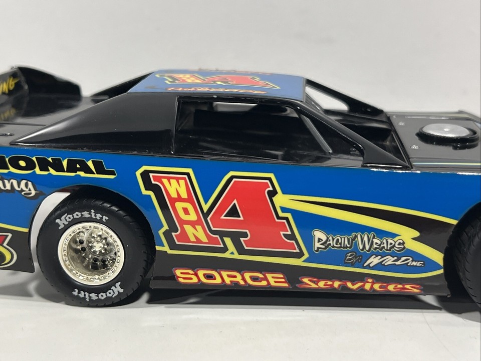 ADC 1/24 Scale Dirt Late Model Diecast Race Car #14 Dan Sorce C&S ...