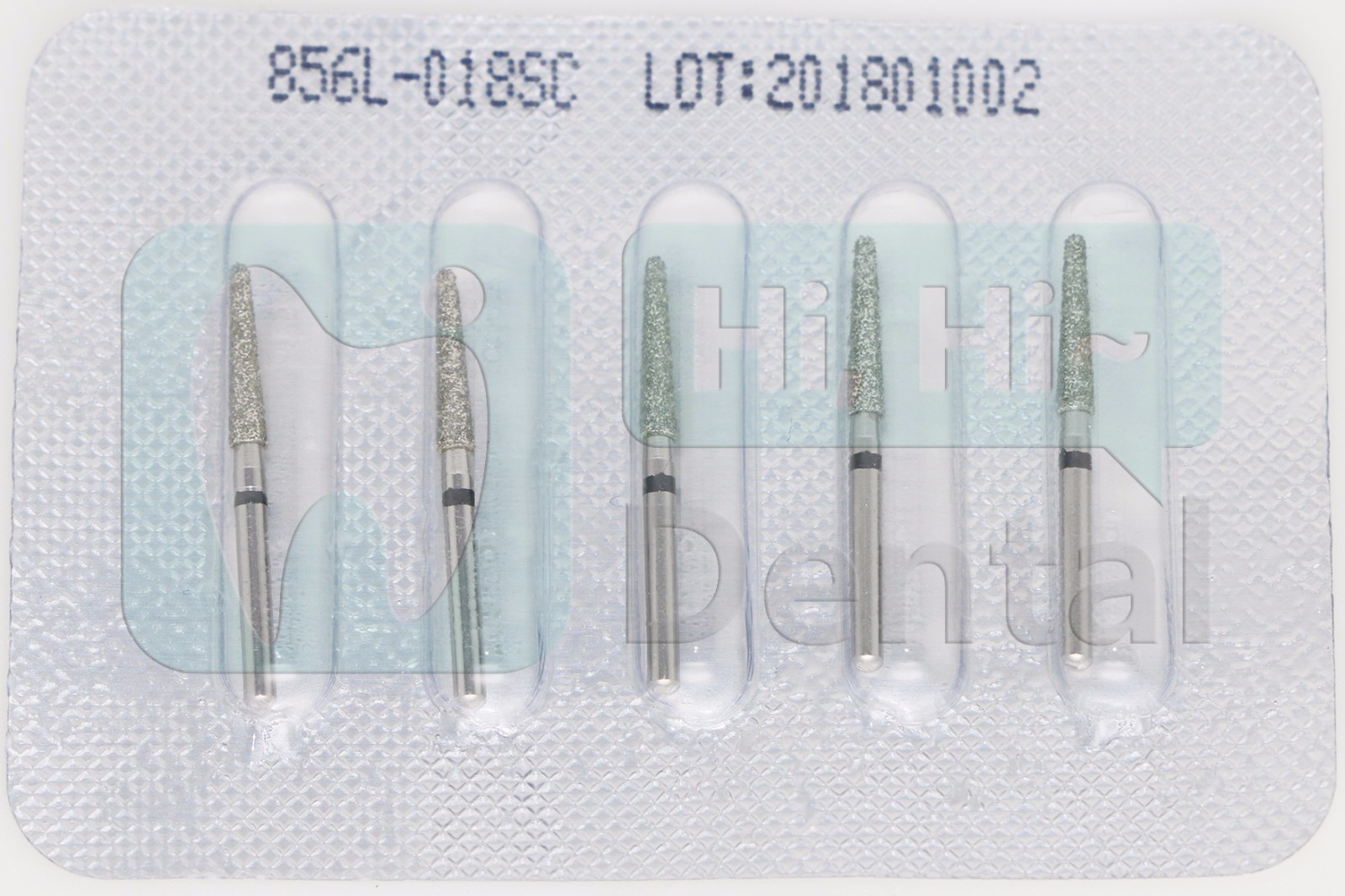 Dental Diamond Burs FG Round End Taper 856L/018SC Super Coarse High ...