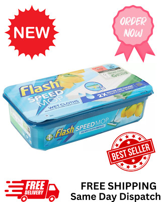 24 Pack Flash Speed Mop Replacement Hygiene Mop Refill Wet Cloths ...