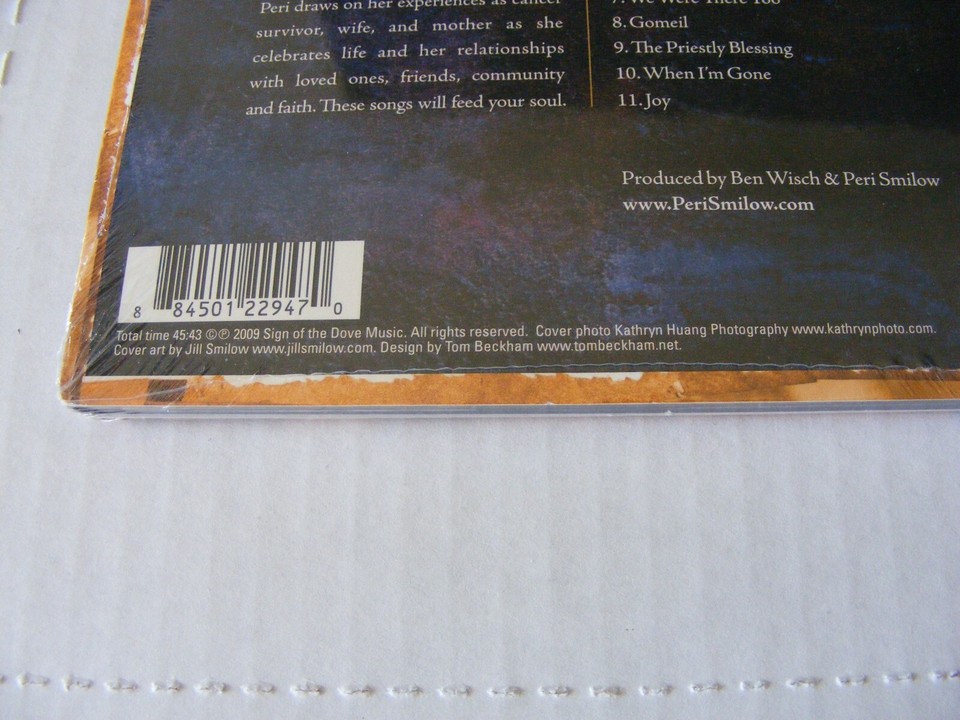 Peri Smilow "Blessings" Sealed CD 11 Tracks. SDCD1009. 2009. Sign On ...