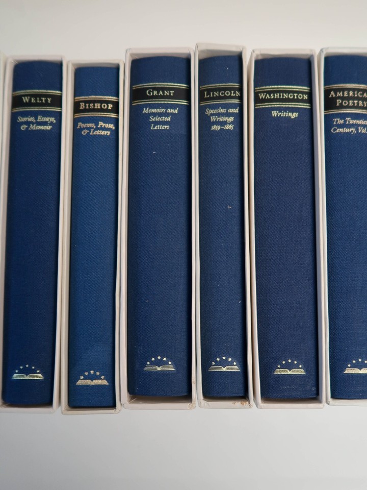 Lot of 12 THE LIBRARY OF AMERICA Hardcover / Slipcover Classic Books | eBay