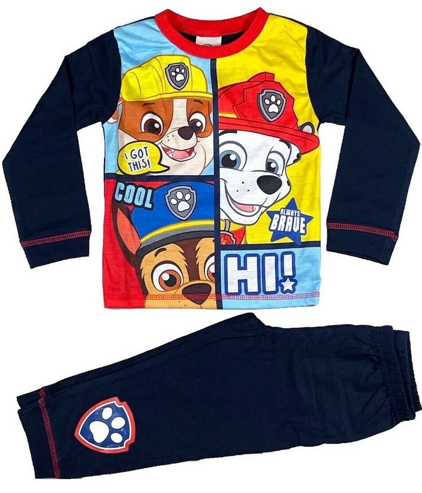 Official Character Pyjamas Pajamas Pjs Girls Boys Kids Toddlers 1 2 3 4 ...