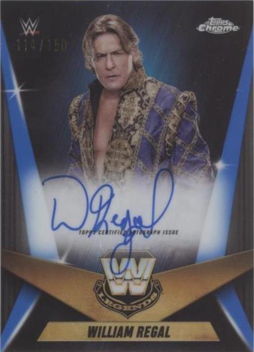 2025 Topps Chrome WWE - Legendary Chrome Autographs William Regal #LCA ...