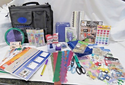 CREATIVE MEMORIES SHOULDER TOTE BAG AND MISC. SCRAPBOOK ITEMS | eBay