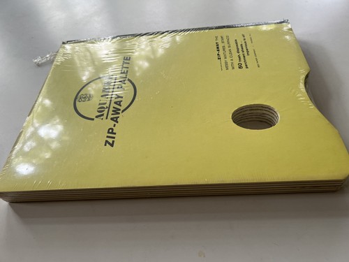 6 Paper Artist Palettes - 50 Disposable Sheets in each pad. 12”x16” | eBay