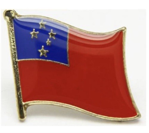 Samoa Western Flag Country Pin Lapel Tie Tack LDS Missionary Statesman ...