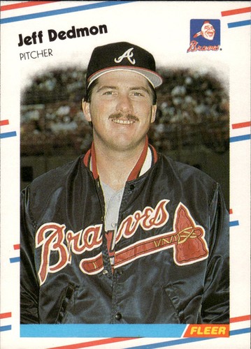 1988 Fleer #537 Jeff Dedmon Atlanta Braves | eBay