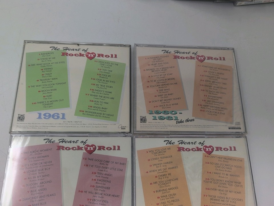 The Heart of Rock 'n' Roll - Time Life 18 CD Lot 1956-1966 - 10 Sealed ...