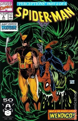 Spider-Man #9D VF- 7.5 1991 Stock Image | eBay UK