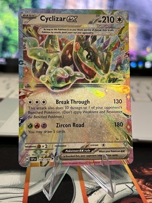 Pokemon TCG - Cyclizar ex - Surging Sparks 159/191 Double Rare - NM ...