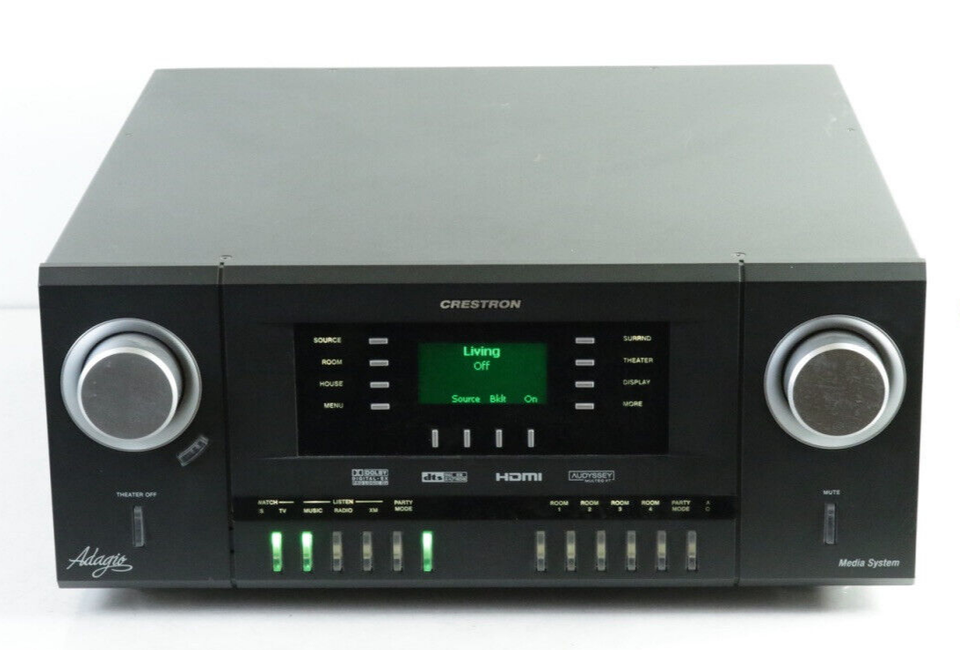 FULLY TESTED Crestron AMS Adagio Media System 7.1 Home Theater Receiver ...