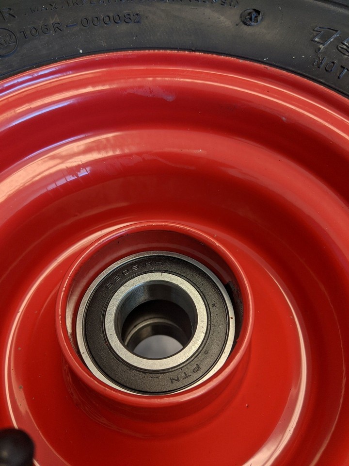 15 x 6.0-6 Tedder Tire and Wheel, 6-ply, 2" Bearing Width, For Use with ...