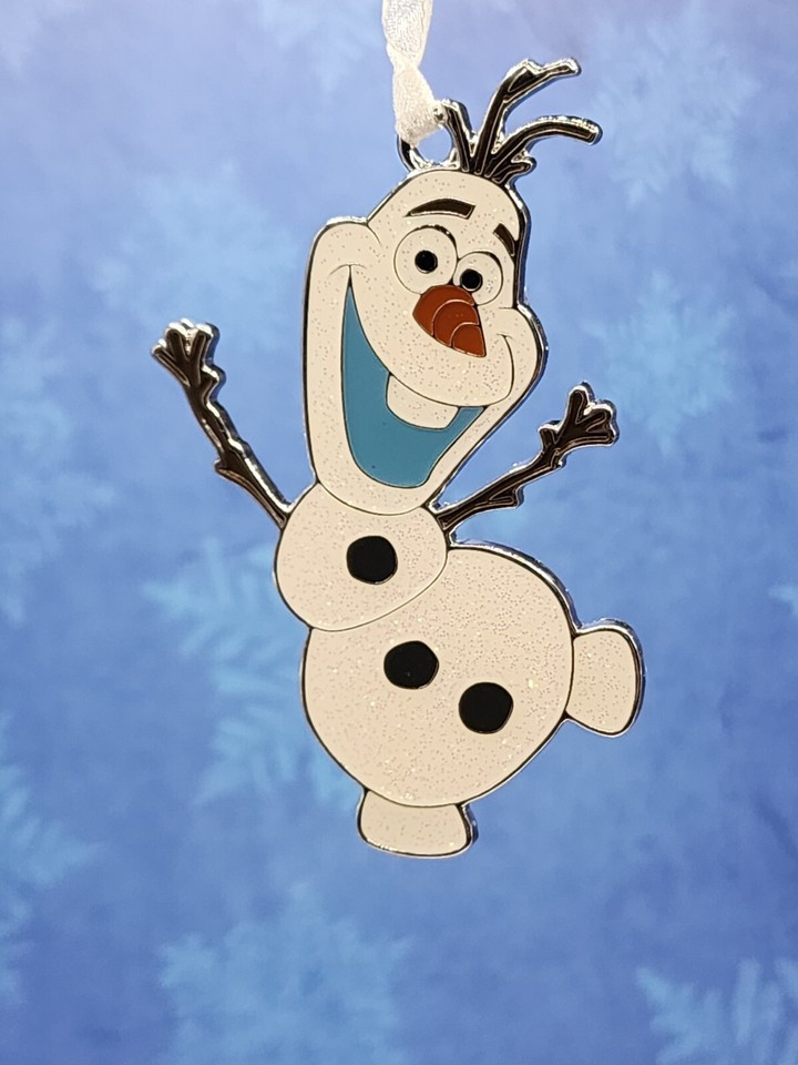 Hallmark Disney Frozen OLAF Flat Metal Christmas Ornament New snowman ...
