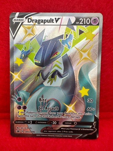 Dragapult V SWSH096, Black Star Promo, Pokemon, NM | eBay