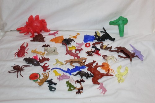 Vintage MARX MPC Tim Mee Plastic Toy Figures MIXED Lot of Animals | eBay