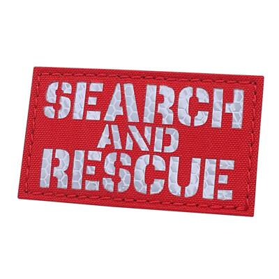 Search Rescue SAR Hi Viz 3M SOLAS reflective CSAR tactical patch | eBay