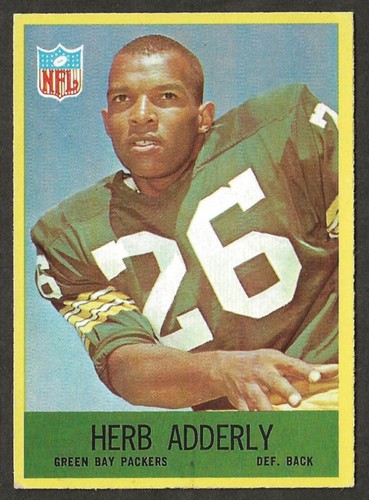 1967 Philadelphia #74 HERB ADDERLY Green Bay Packers EXMT or Better | eBay