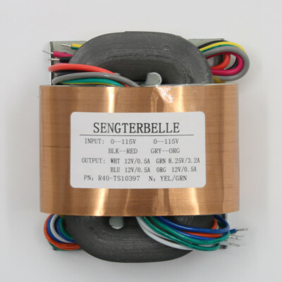 1PC 50VA (50W) Triton Computer R-core Transformer 0-115V*2 To 0-12V*3 ...