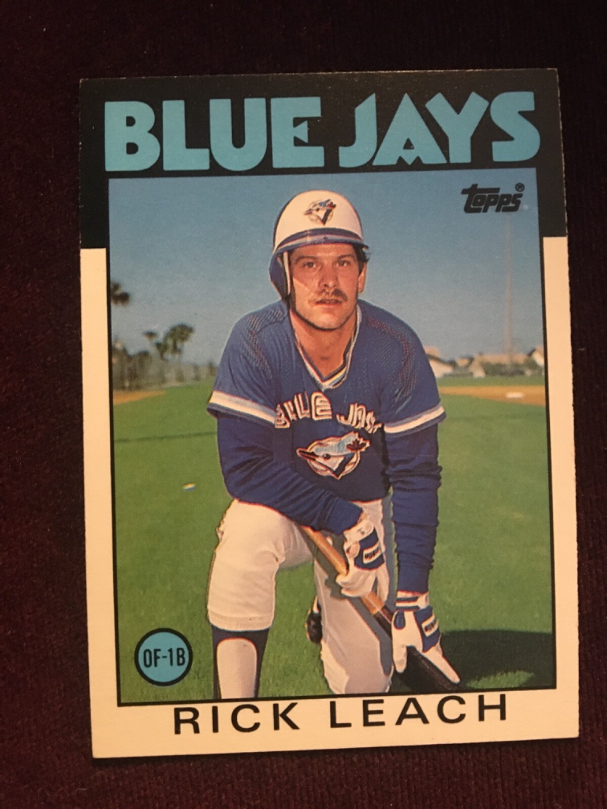 1986 Topps Traded #63T Blue Jays Rick Leach Baseball Card | eBay
