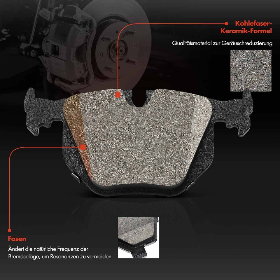 Brake Discs Brake Pads Rear 324Mm For BMW X5 4.4I 4.6Is 4.8Is E53 01-06 ...