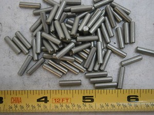 PIC D44-500 Dowel Pins Interference Fit 1/8" OD x 1/2" Stainless Lot of ...