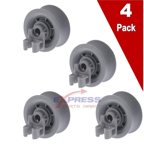 (4 Pack) 611666 Dishwasher Upper Rack Roller 00611666, 00165313, 165313 ...