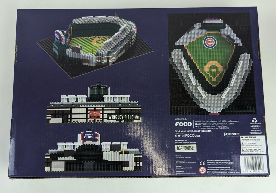 FOCO - BRXLZ Stadium Series - Wrigley Field - Chicago Cubs - Factory ...