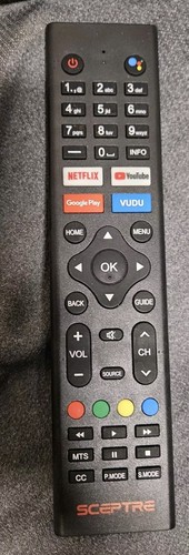 sceptre tv remote control | eBay