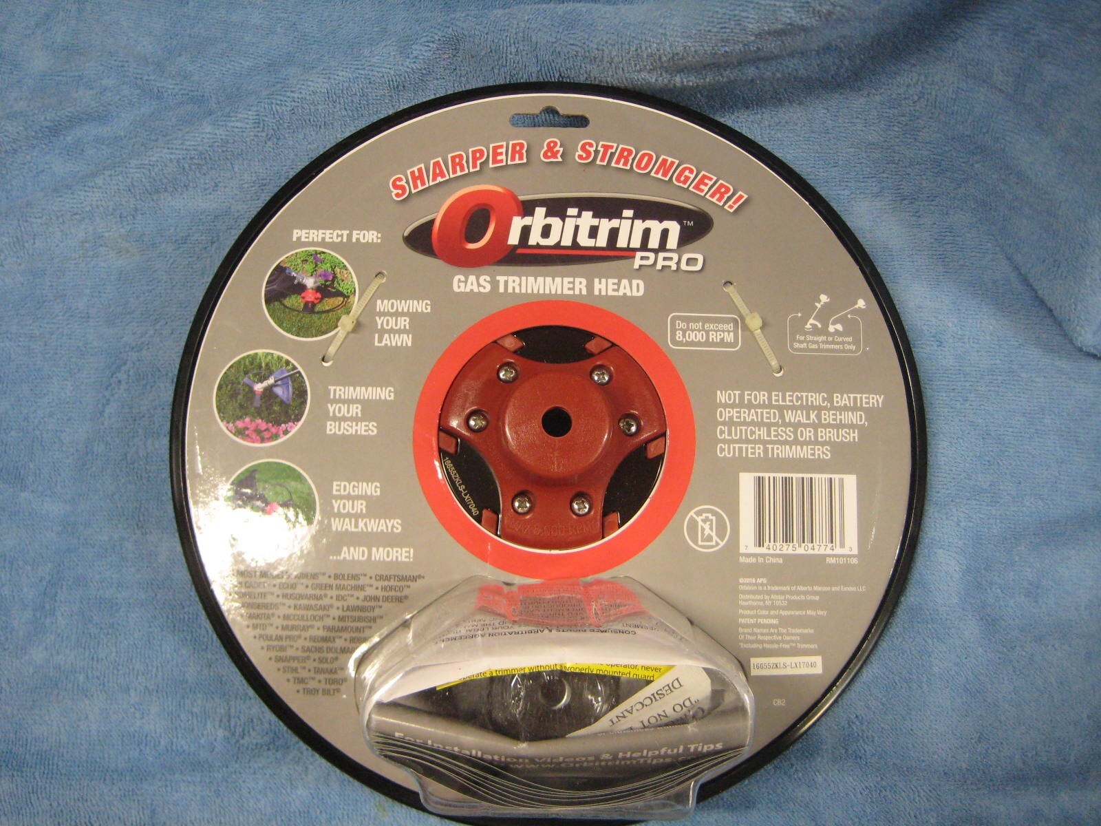 Orbitrim Pro No More Strings Wires Gas Trimmer Head Universal Rm101106 ...
