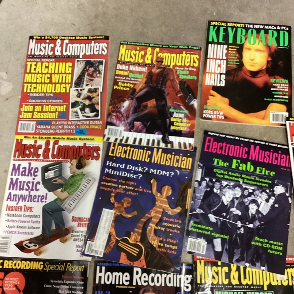 15 VTG 190s Music Recording Studio Magazines EQ-Computers-Electronic ...
