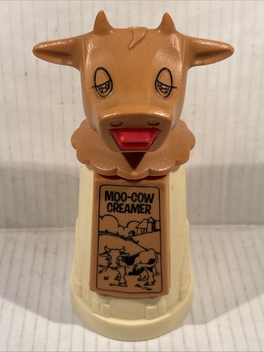 MOO COW Creamer Dispenser Plastic Whirley Industries Warren USA Vintage ...