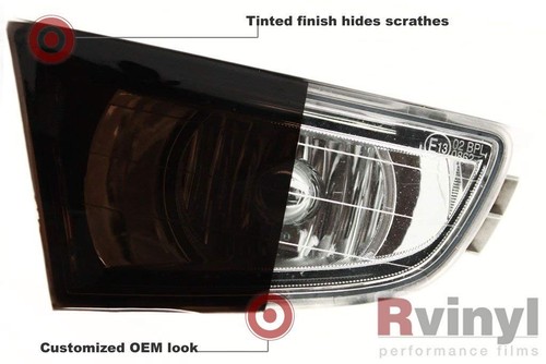 Rvinyl Headlight Tint Film Gloss Vinyl Wrap Sheet Blackout Smoke - 84 ...
