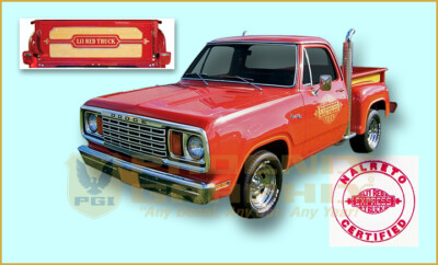 1978 1979 Dodge Li'l Lil Little Red Express Truck Decals Stripe Kit ...