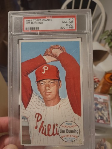 1964 Jim Bunning Phillies Great Topps Giants Card | eBay