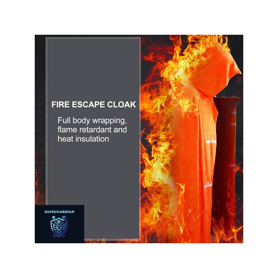 Fireproof Blanket | Fire Cloak | Fireproof Cloak/Cape | Emergency Fire ...