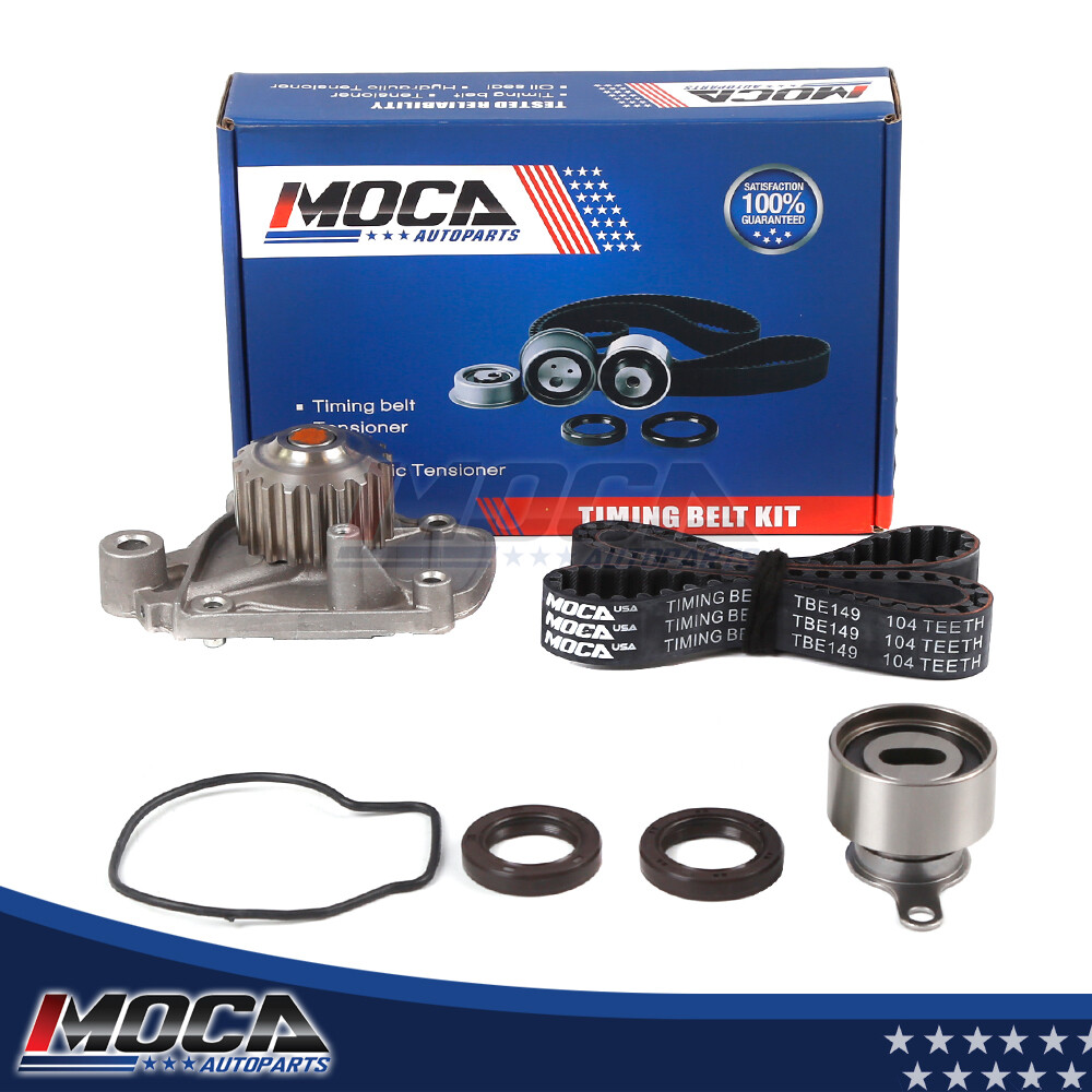 Timing Belt Kit Water Pump Set for 1992-1995 Honda Civic del Sol 1.6L ...