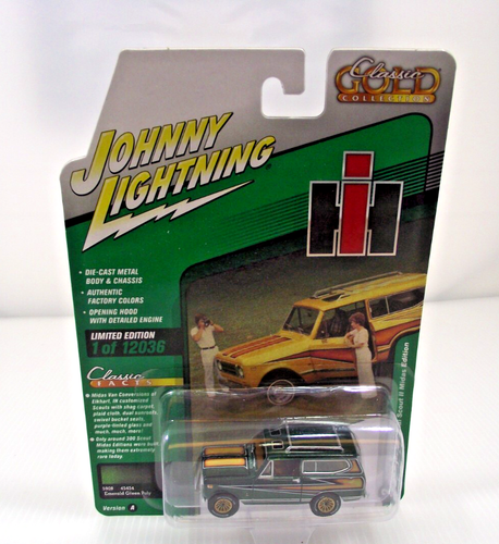 Johnny Lightning Classic Gold Green 1979 International Scout II Midas ...