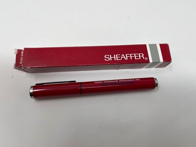 Vintage Sheaffer B703-0480 blac ball point pen, NIB, Advertising | eBay