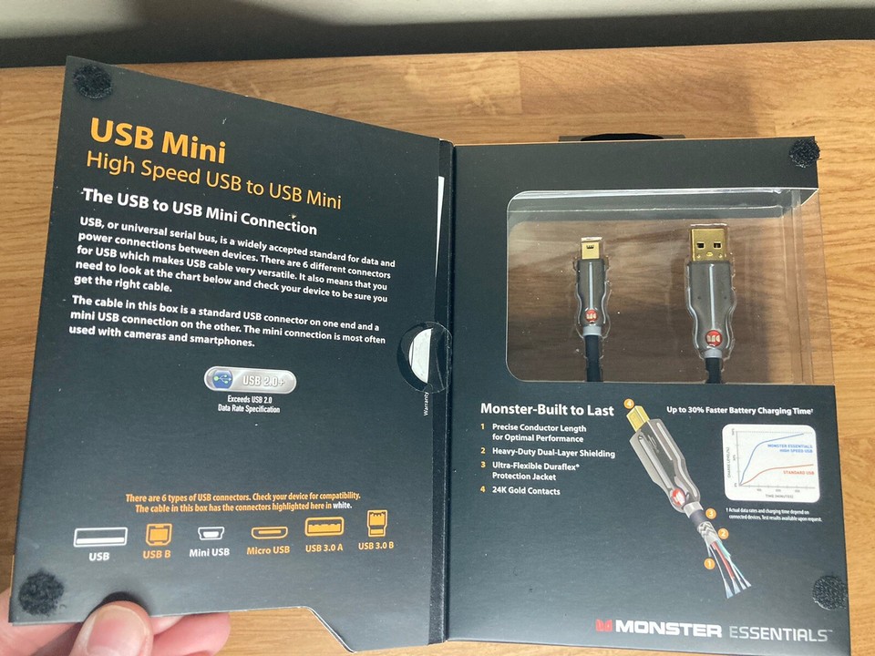 Monster USB Mini High Speed USB to USB Mini ~ NEW | eBay