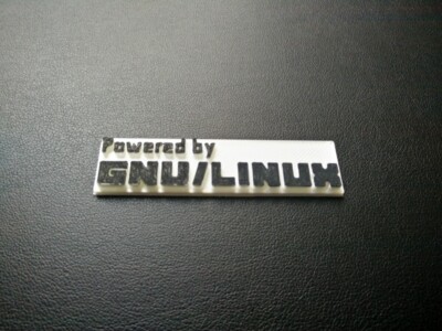 Case Badge for GNU / Linux Sticker Decal 3D Printed Self Adhesive MANY ...