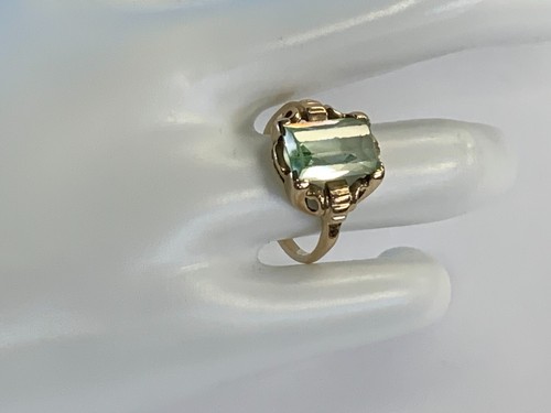 ESTATE 10k yellow gold ladies TOPAZ WBXX | eBay