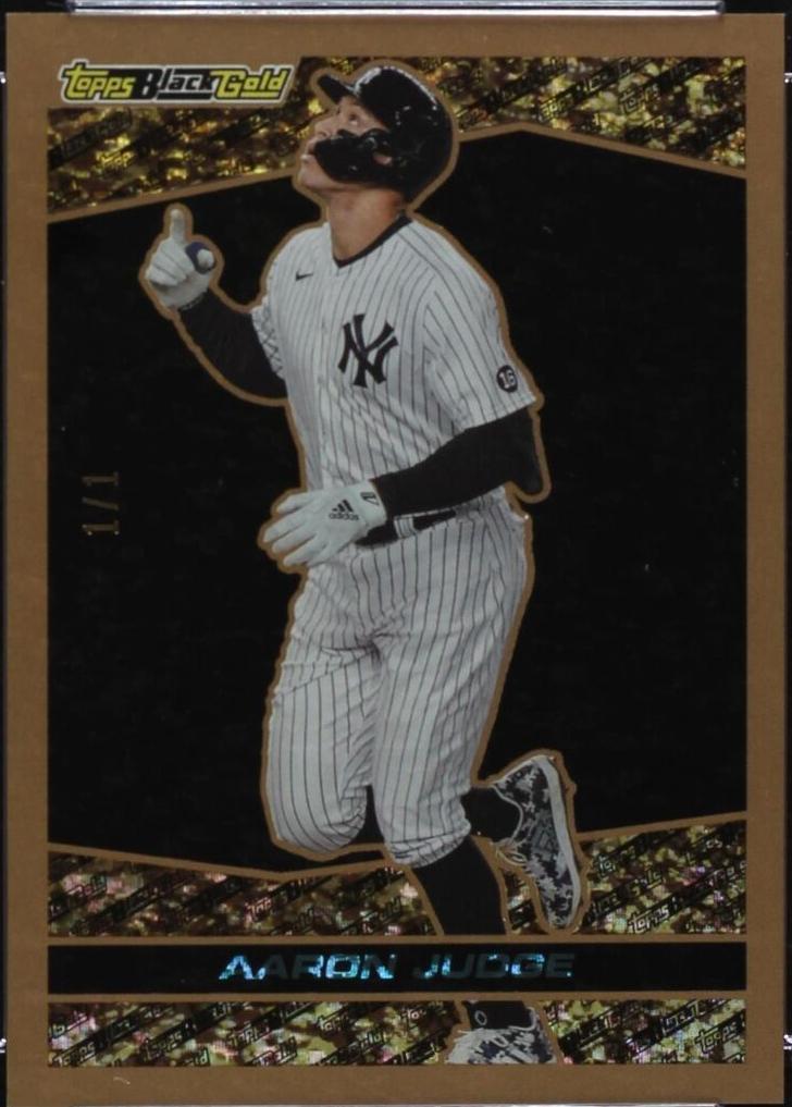 2021 Topps Update Series - Topps Black Gold Aaron Judge #BG-10 Gold /1 ...