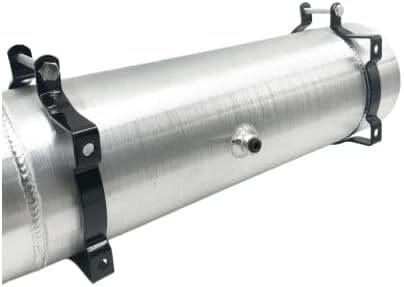 6x22 Round Gas Tank 1/4 NPT Aluminum Spun 2 3/8 Gallons Fuel Tank Cell ...