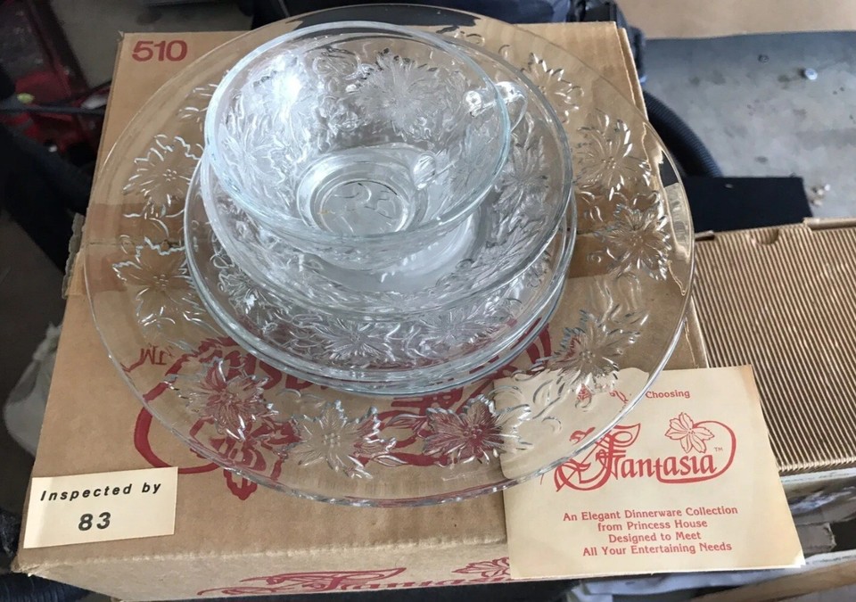 1 SET PRINCESS HOUSE FANTASIA 5pc PLACE SETTING #510 New 7 sealed boxes ...