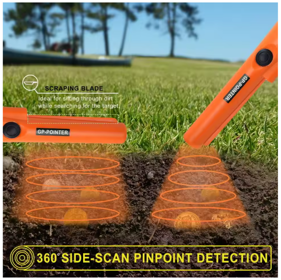 Metal Detector HandHeld Pro Pinpointer Pointer Probe Waterproof ...