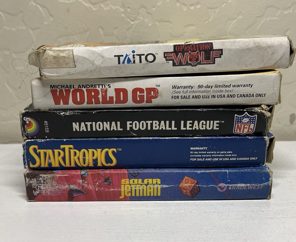 Huge NES Game Lot (79 Games, 5 W/Box) All Authentic, Tested/Work | eBay