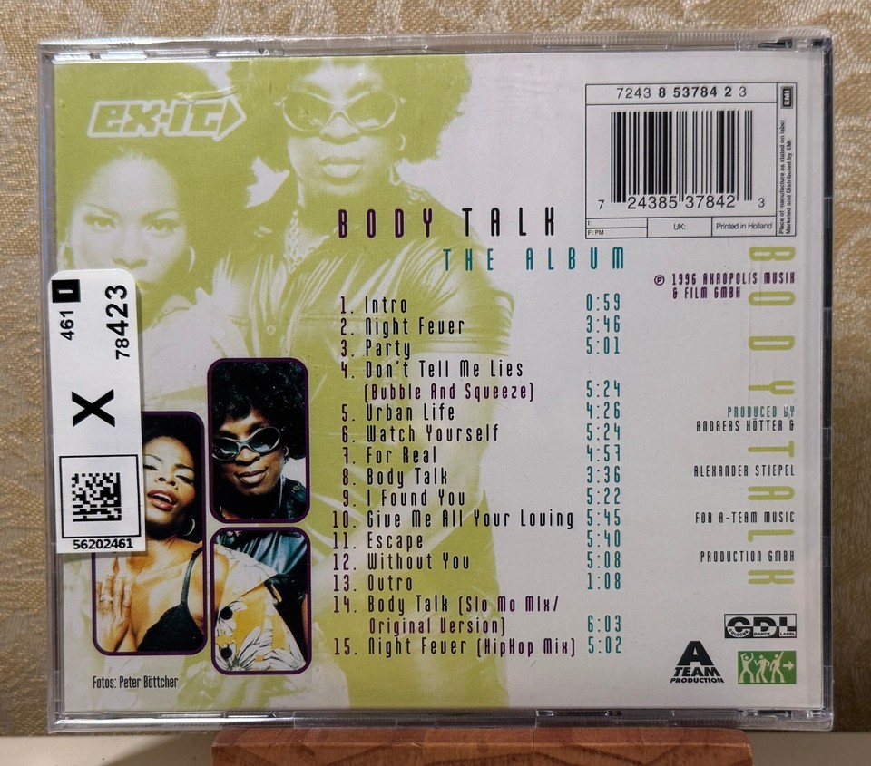 Ex-It Body Talk Album (CD) - NEW SEALED | eBay