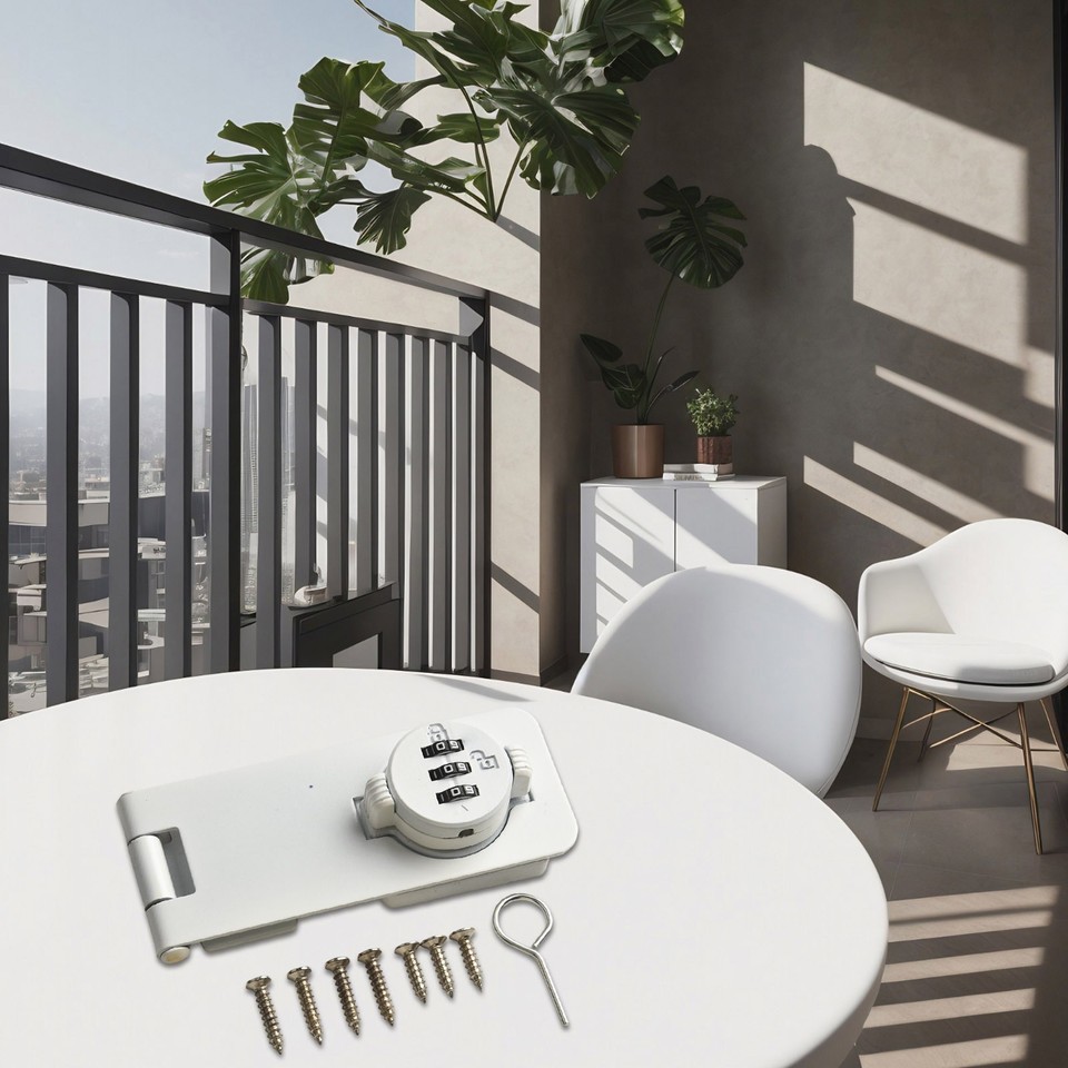 Cabinet Door Lock with 3 Digit Combination Security Solution for Home ...