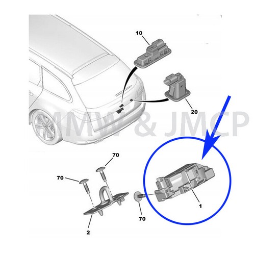Fits CITROEN C3 C4 DS3 DS4 DS5 2010- Tailgate Trunk Boot Lock Actuator ...