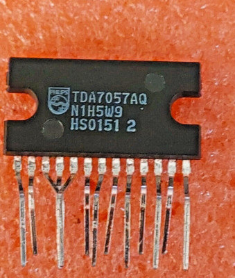 TDA7057AQ 2 x 8 W stereo BTL audio output amplifier with DC volume ...